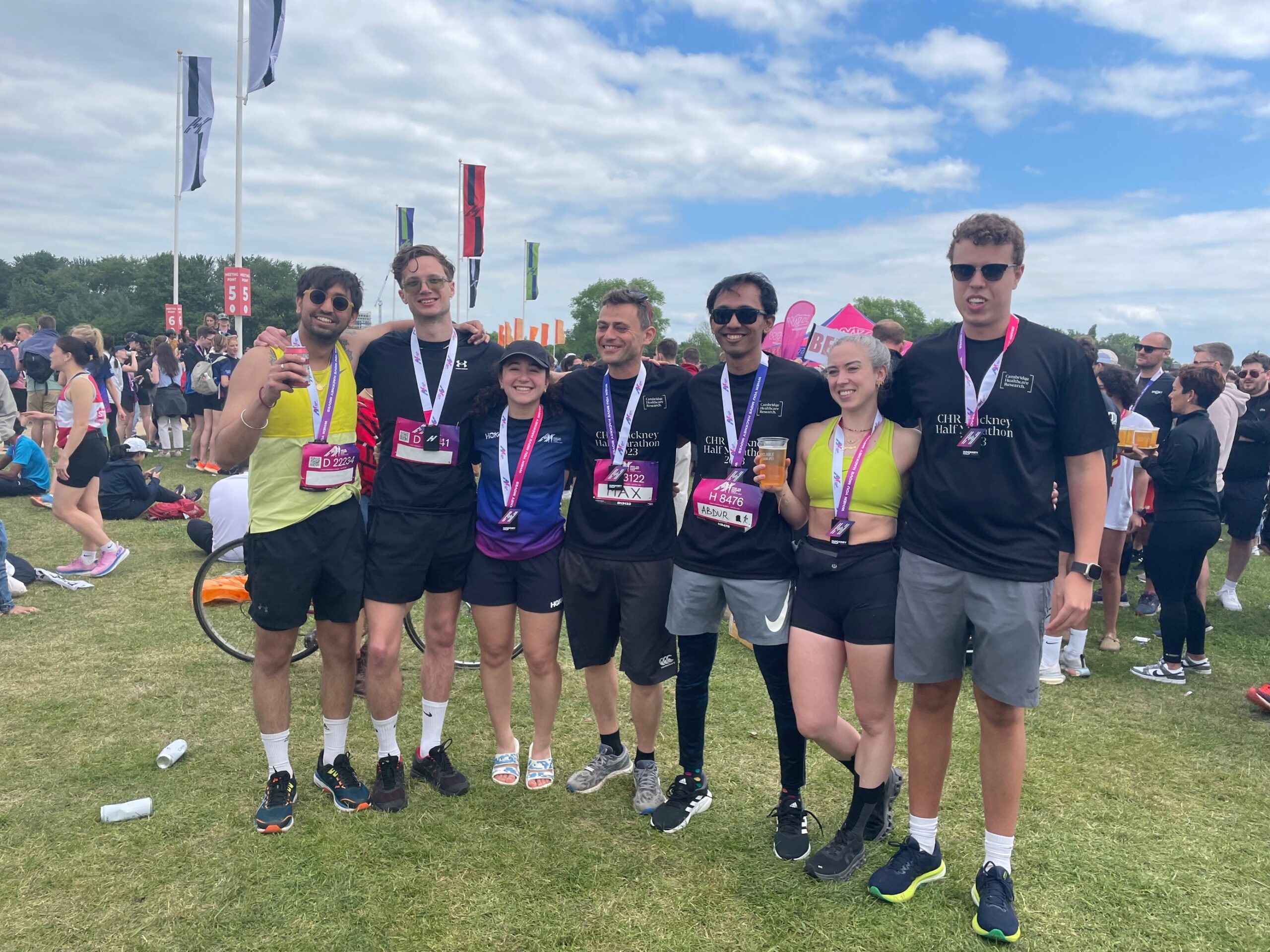 Cambridge Healthcare Research Team Complete Hackney Half Marathon ...